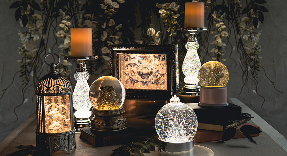 Spring Glitter Globes